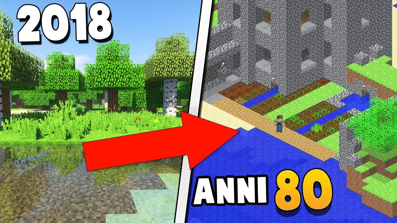 SE MINECRAFT FOSSE NEGLI ANNI '80 - YouTube