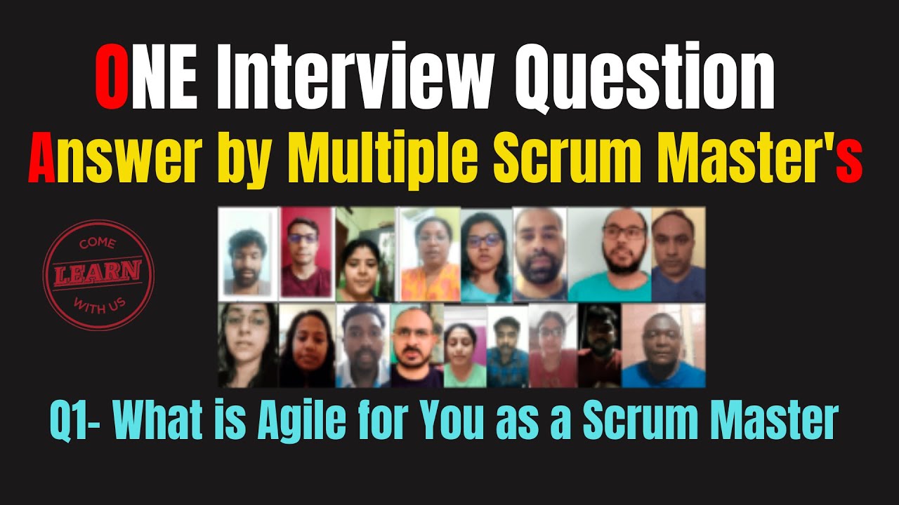 scrum master interview questions I scrum interview questions I agile ...