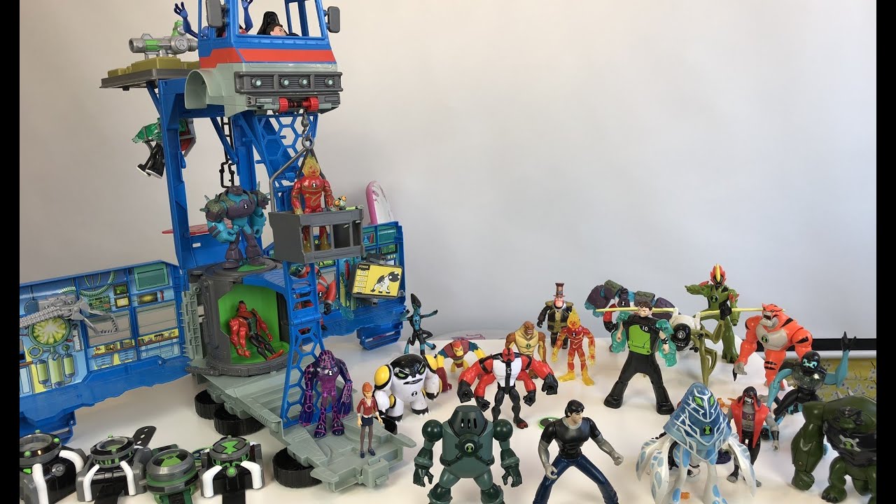 My BEN 10 Collection. Figures + watches + rust bucket - YouTube