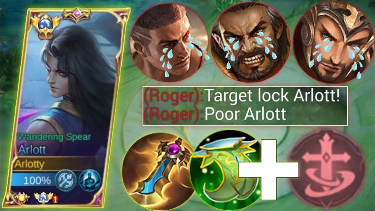 ARLOTT VS 3 STRONG META FIGHTER! TRY THIS NEW SUSTAIN BUILD and EMBLEM ...