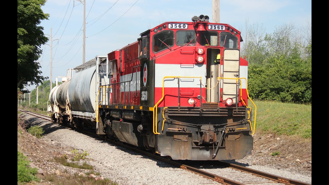 Chasing Ontario Midland 3560 - YouTube