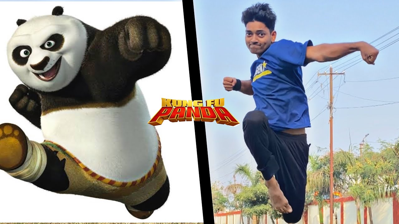 Stunts from kung fu panda - YouTube