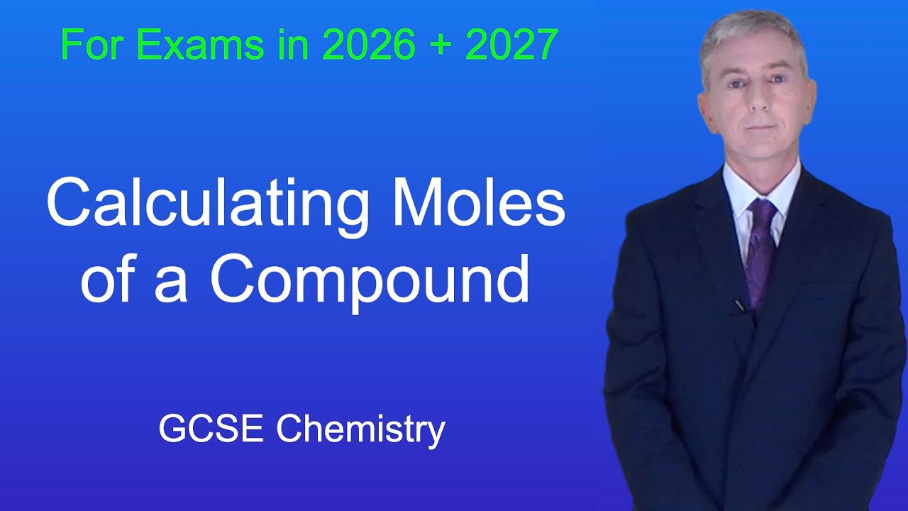 GCSE Chemistry Revision "Calculating Moles of a Compound" - YouTube