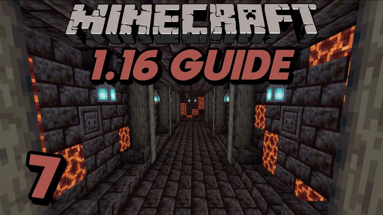 The Great Nether Hallway! | Minecraft 1.16 Guide Episode 7 - YouTube