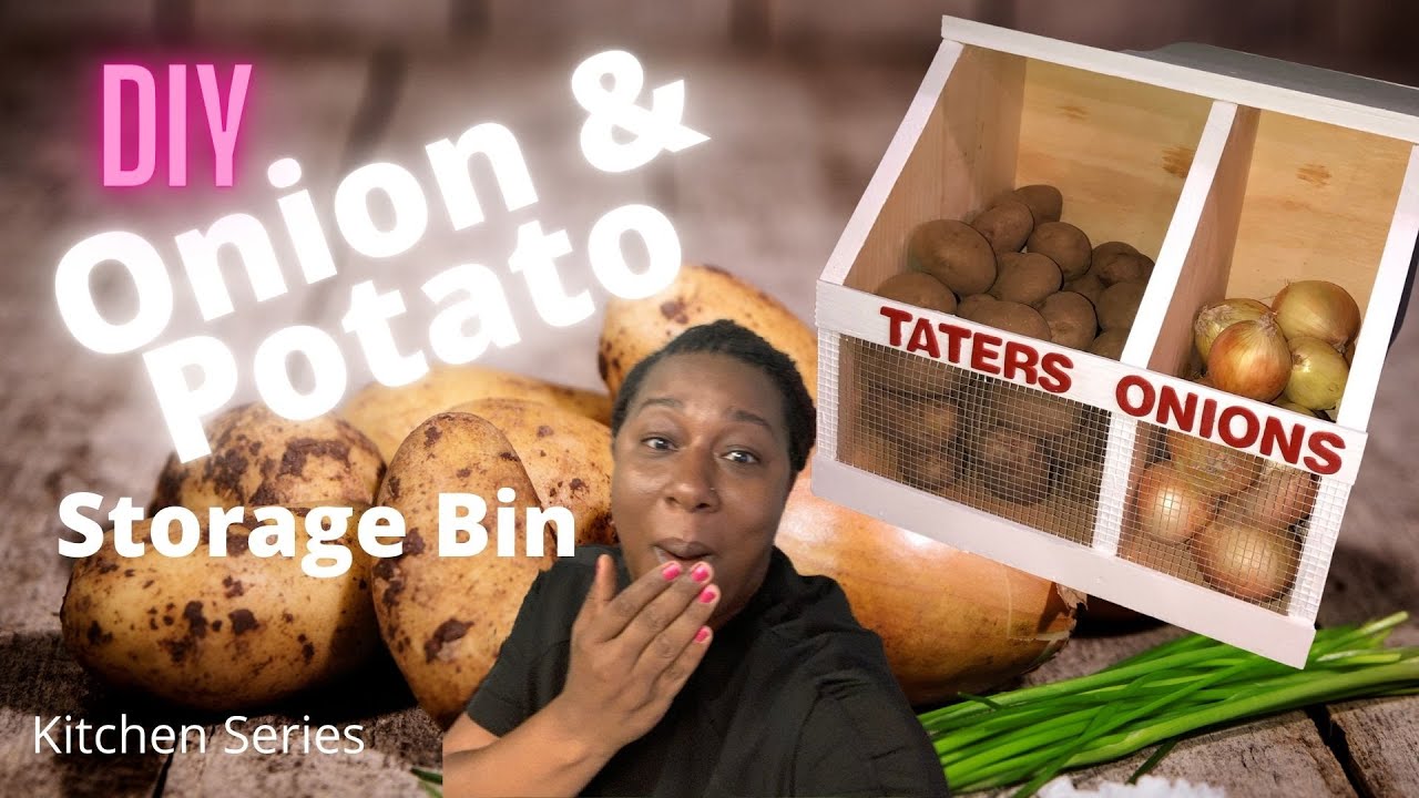DIY TATER AND ONION BIN | ORGANIZATION | KITCHEN | DIY ORGANIZATION ...