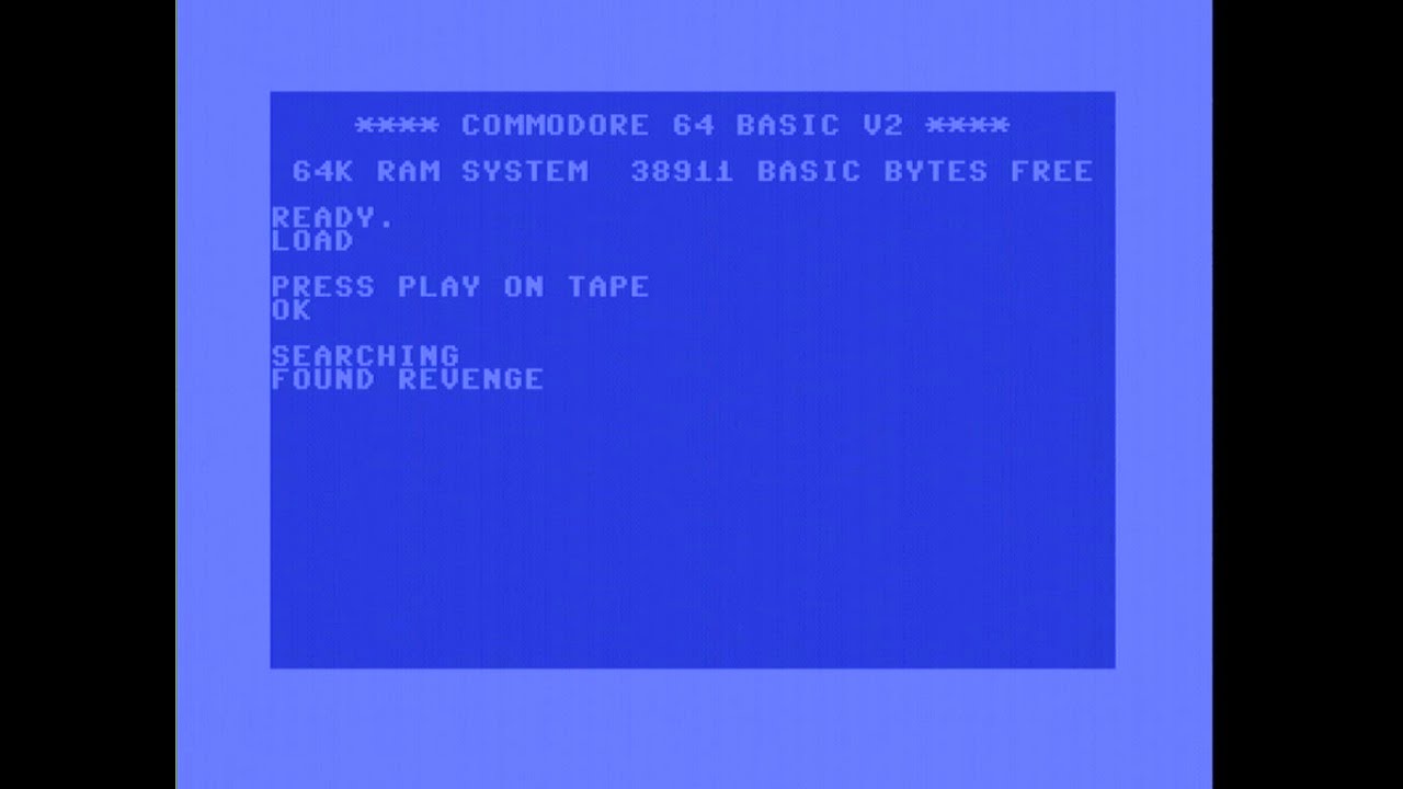 Revenge of the Mutant Camels C64 Tape Loader (original) - YouTube