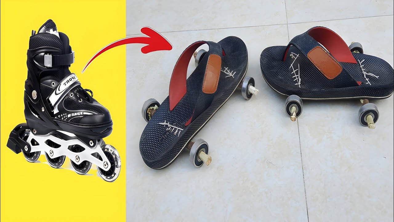 How to Make a Skating Shoes at home DIY Homemade Skates - YouTube