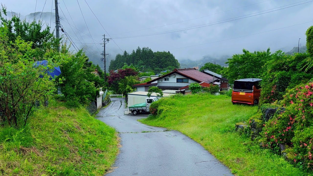 Japan Rainy Day Walk in Summer - 2025 ☔️ Walking Tour Beautiful ...