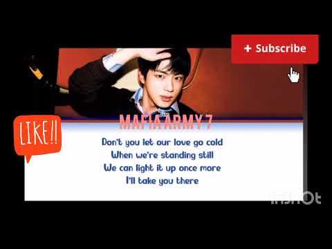 running wild by jin lyrics video (color coded) - YouTube