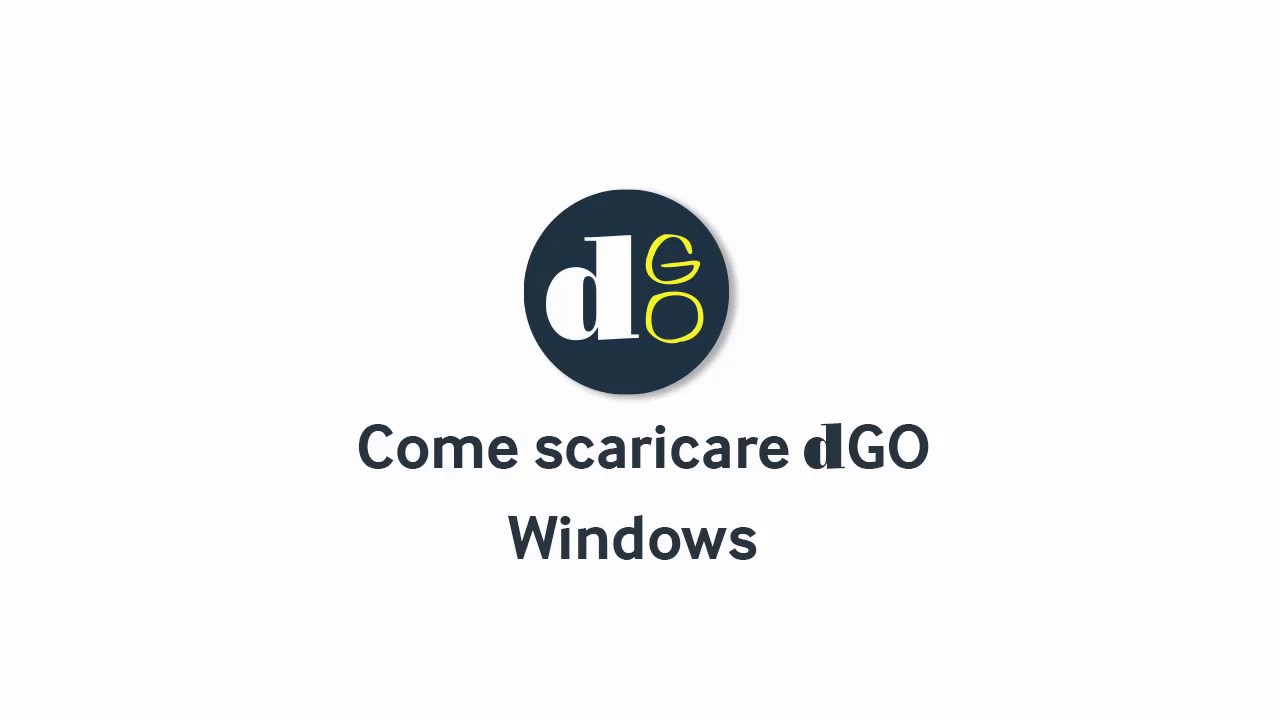 Tutorial per il download della nuova dGO per windows - YouTube