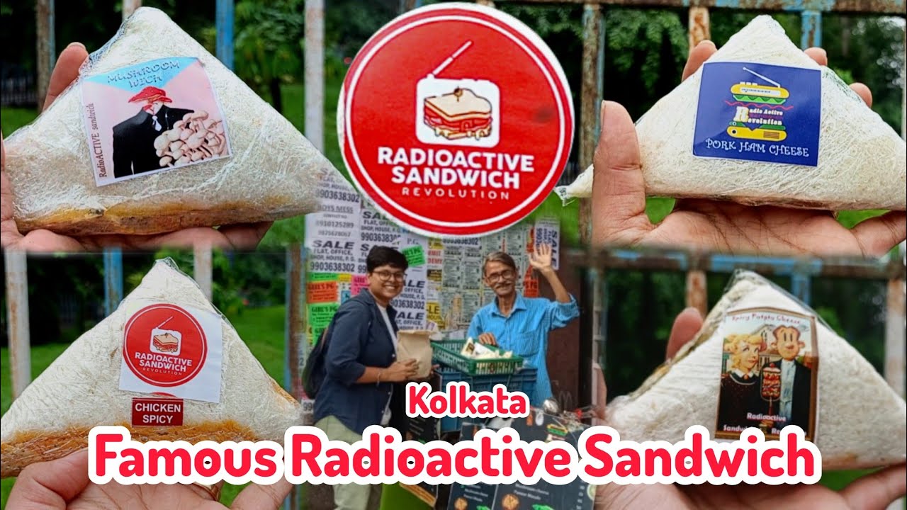 Famous Radioactive Sandwich | Street Food | Kolkata | Jadavpur ...