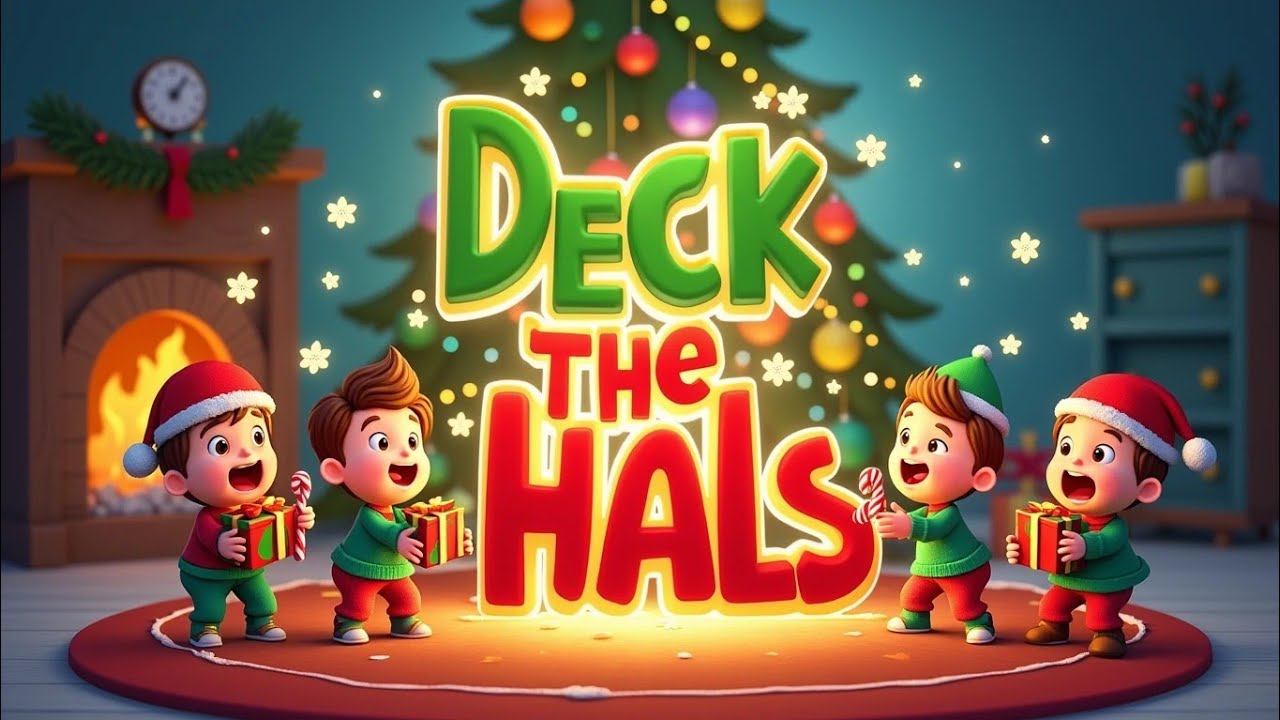 "Deck the Halls | Festive Holiday Song for Kids 🌟" - YouTube