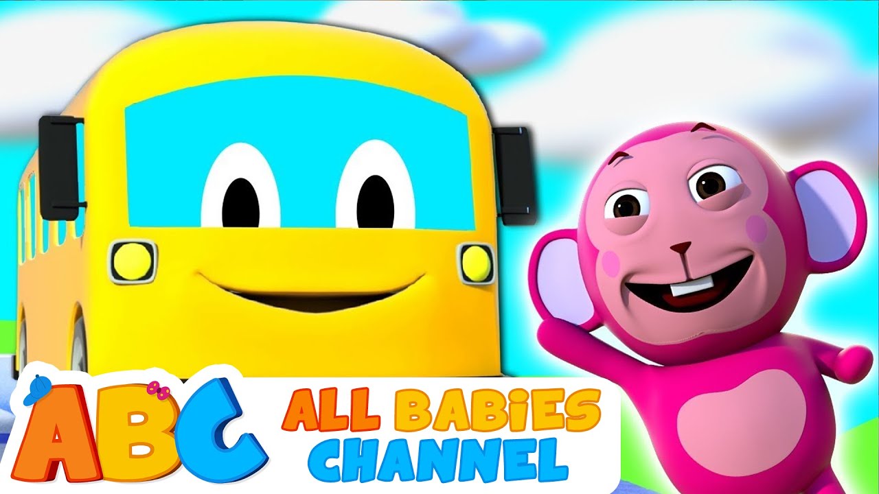Wheels On The Bus Go Round And Round - 3D Nursery Rhymes | All Babies ...