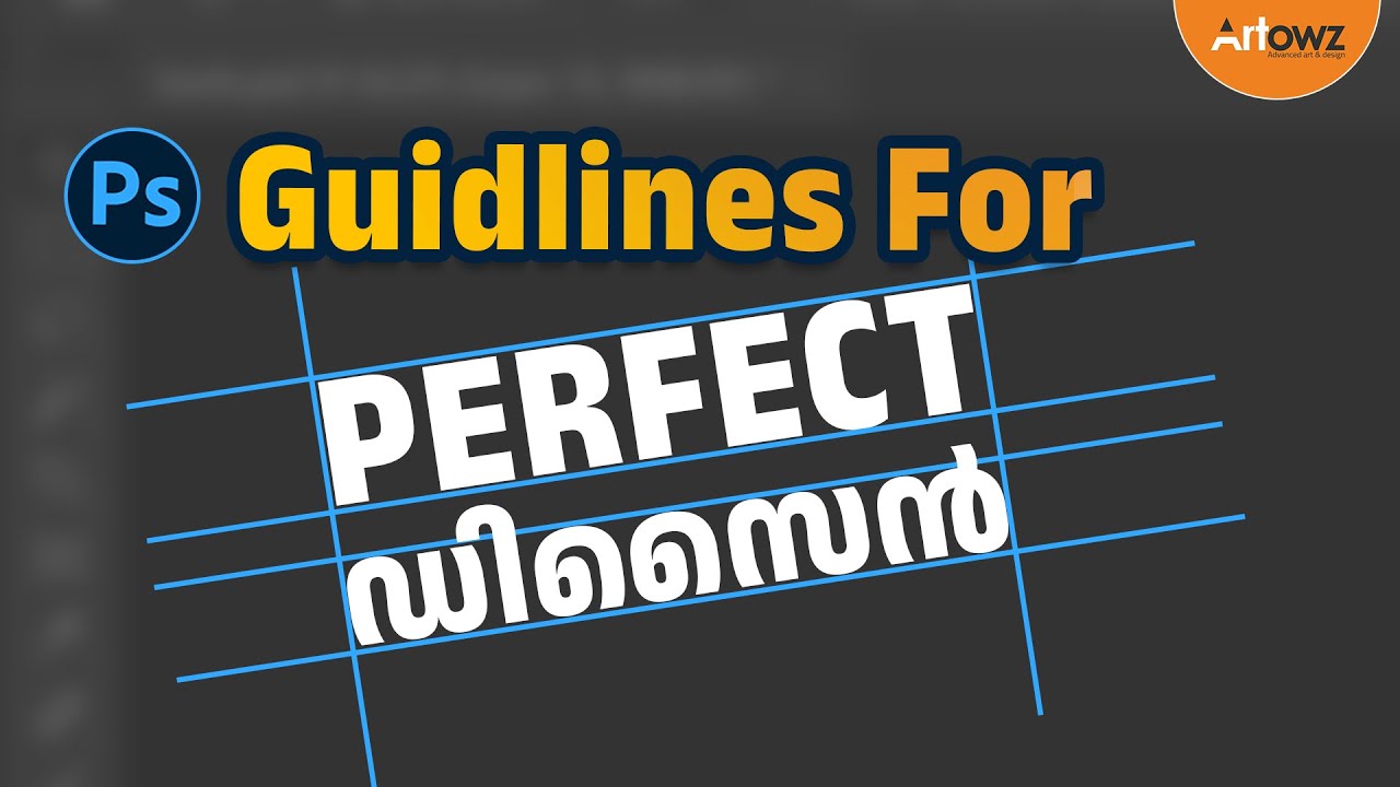 How to use guidelines in Photoshop Malayalam | Add Margins, Use Ruler ...