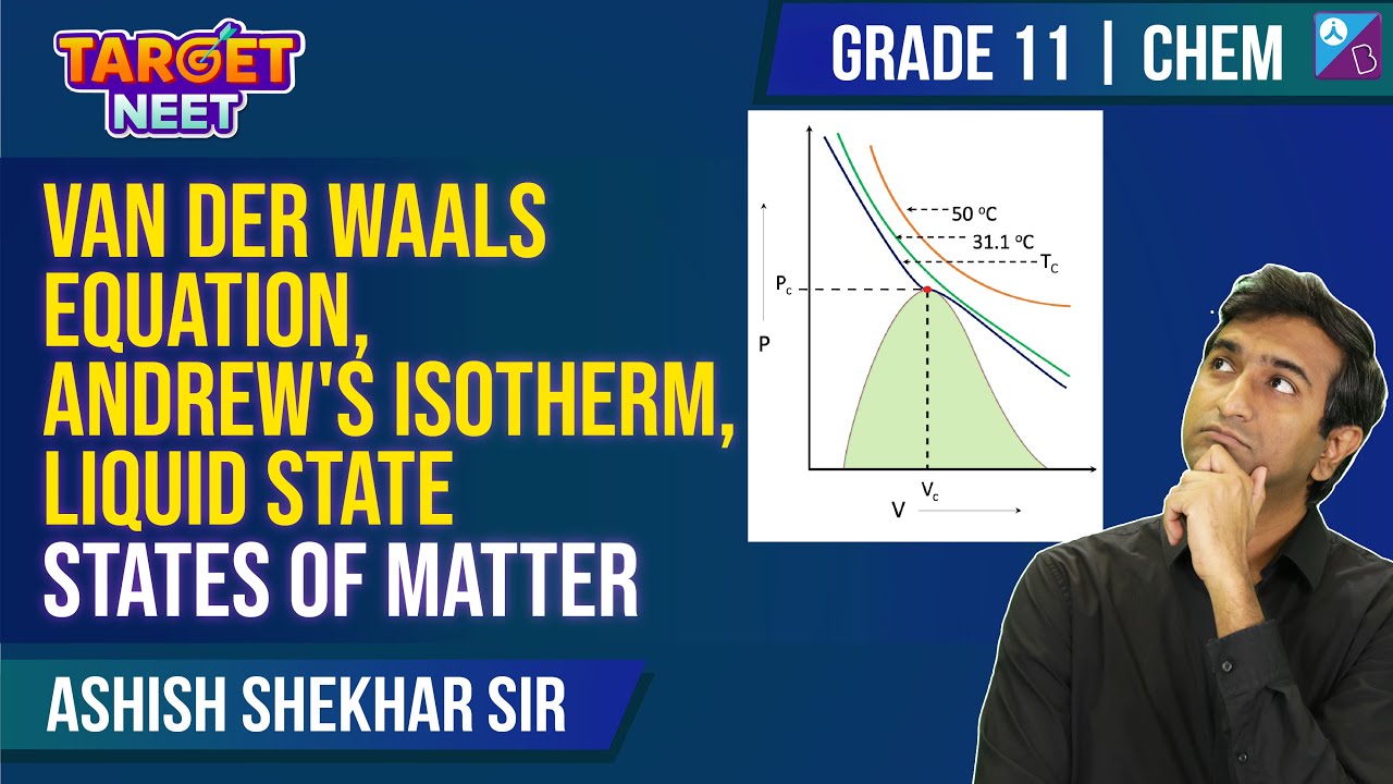 Van der Waals, Andrew's Isotherm, Liquids | L5 | States of Matter ...