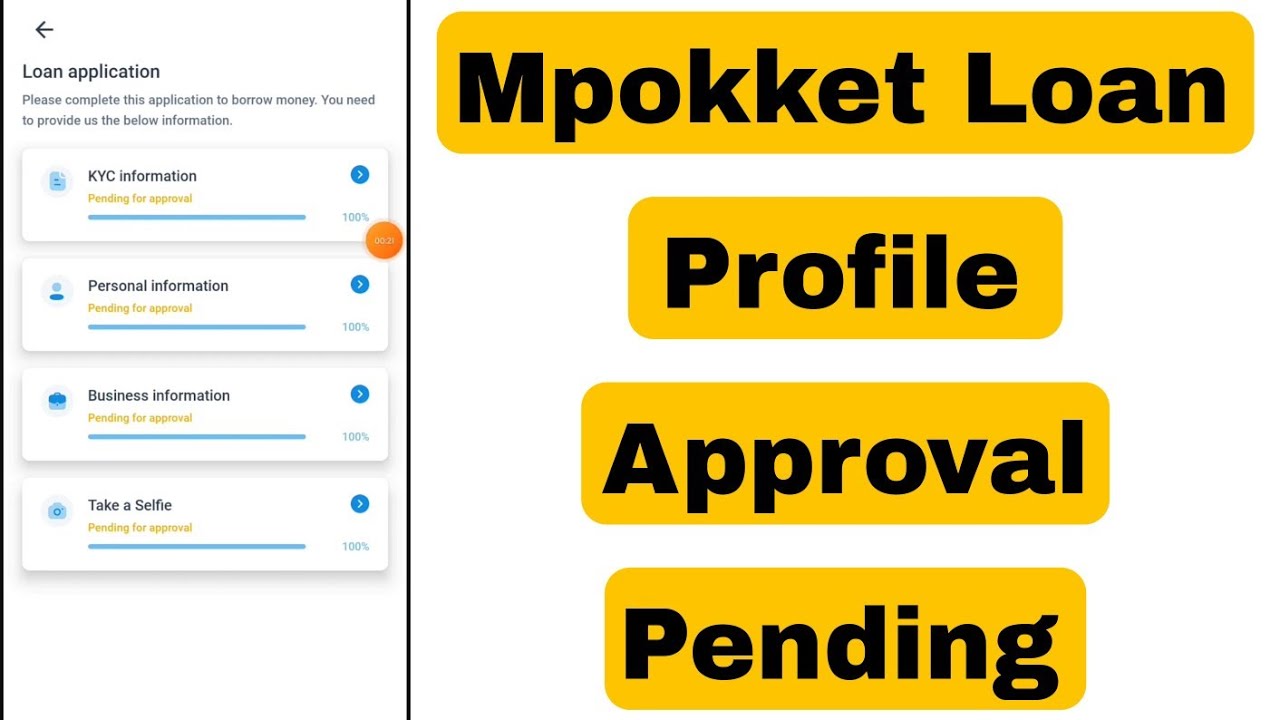 Mpokket profile approval pending problem | Mpokket pending for approval ...