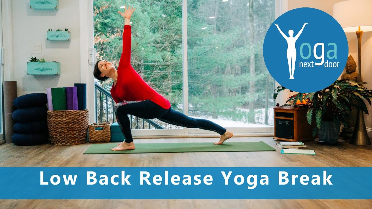 Low Back Release Yoga Break * Yoga At Your Door - YouTube