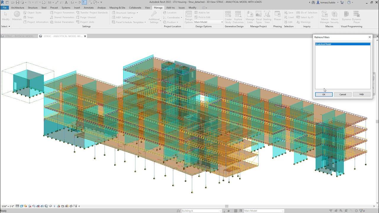 Structural Analysis; Send the Revit Model to Robot (1 of 7) - YouTube