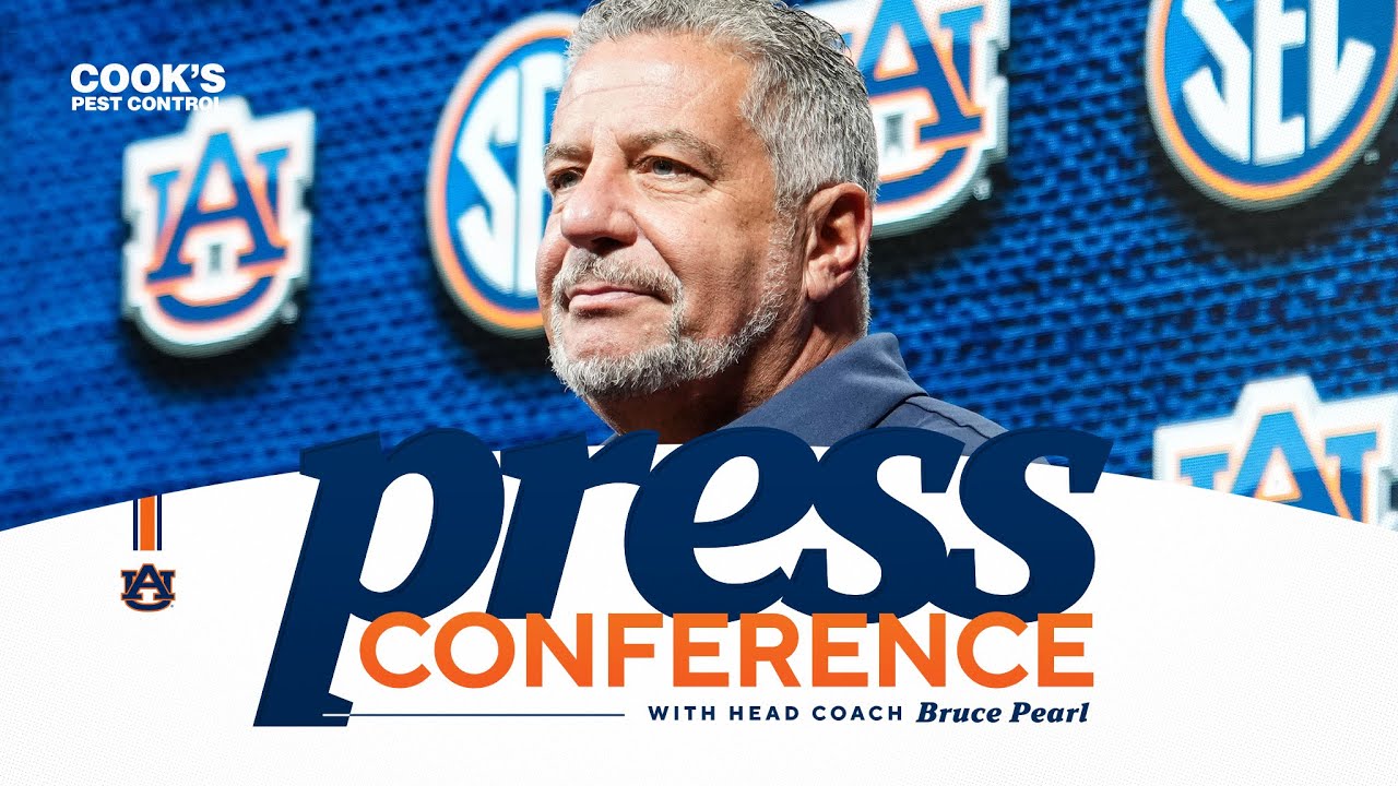 Auburn Men's Basketball - Bruce Pearl Post Game Press Conference - YouTube