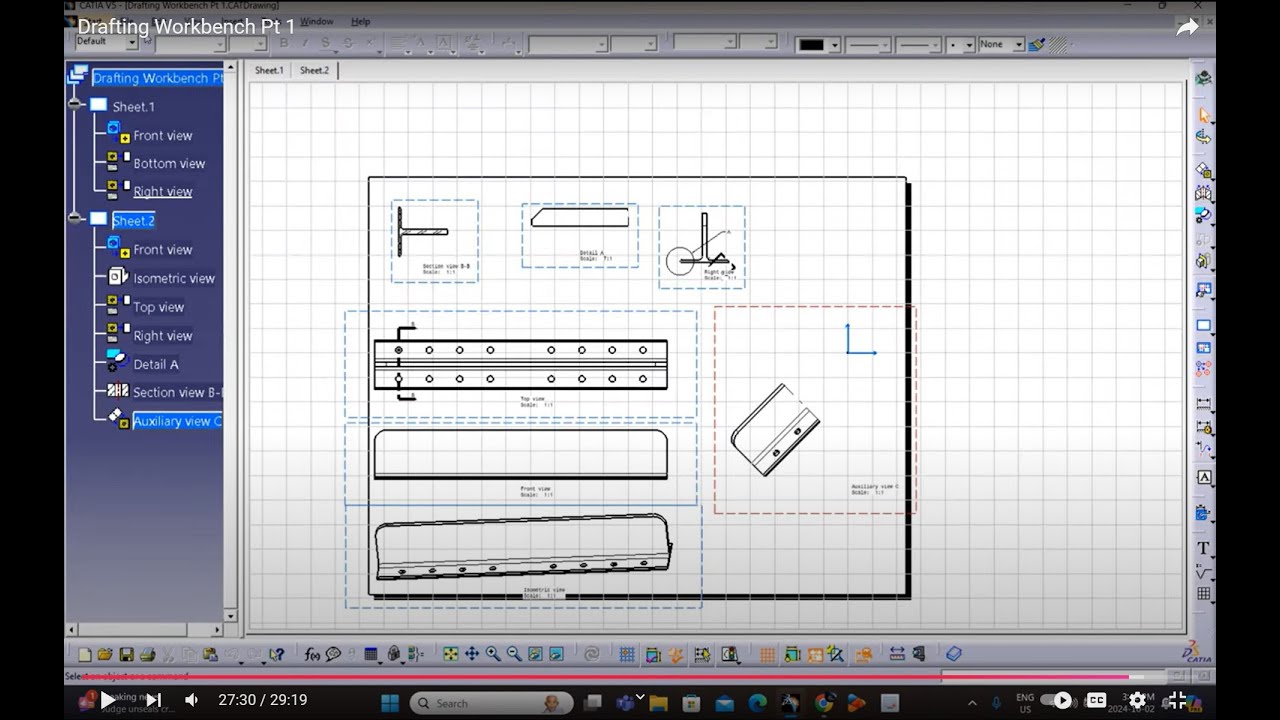 Drafting Workbench Pt 1 - YouTube