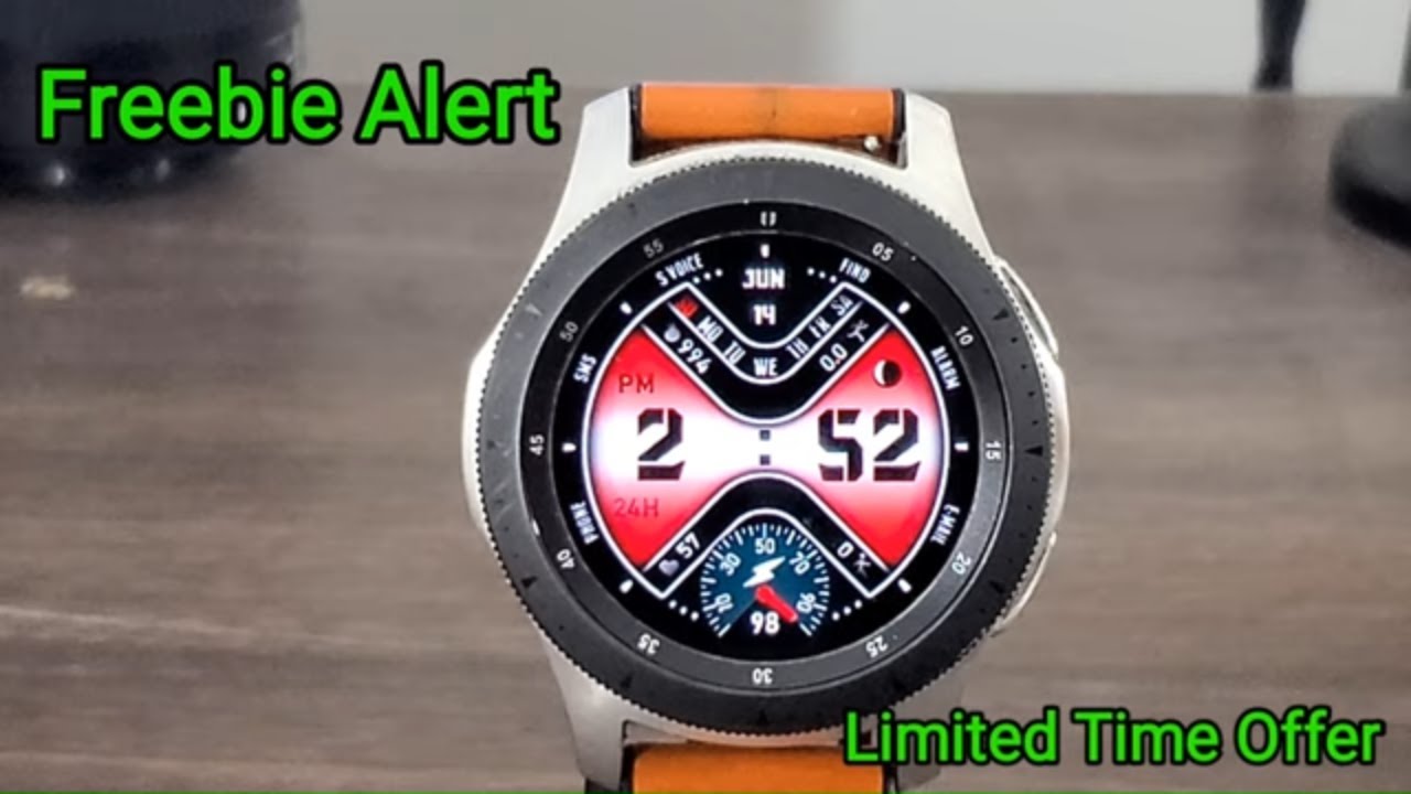 Freebie Alert Galaxy Watch/Galaxy Watch Active 2 Digital Fitness Watch ...