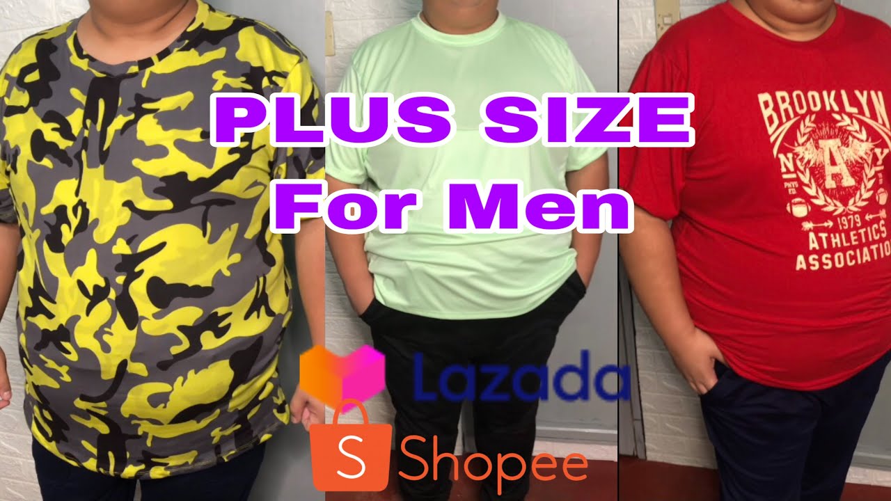 UNBOXING & TRY ON PLUS SIZE FOR MEN || Shopee & Lazada || Aj Parma ...