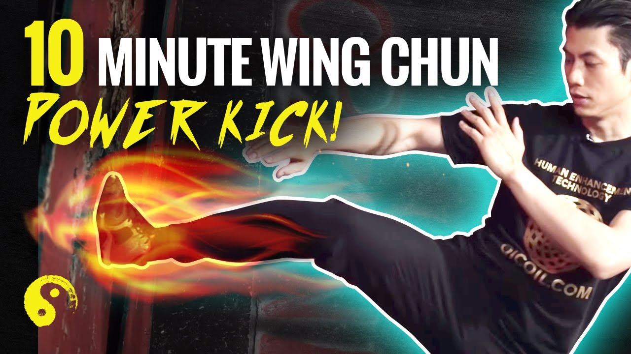 10 Minute Wing Chun Workout Leg Exercises & Kicking Techniques - YouTube