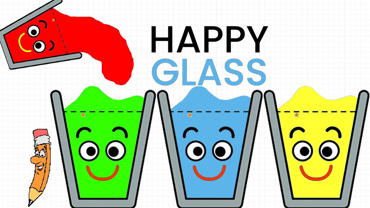 Happy Glass level 121 to 150 3 Stars Walkthrough iOS Gameplay - YouTube