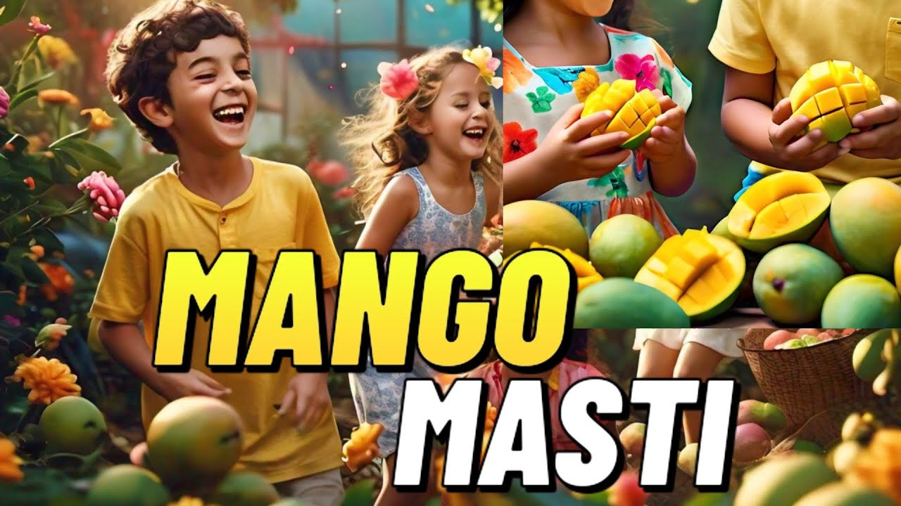 Mango Masti | Mazedar Aam Ki Kahani | Urdu Hindi Rhymes for Kids ...