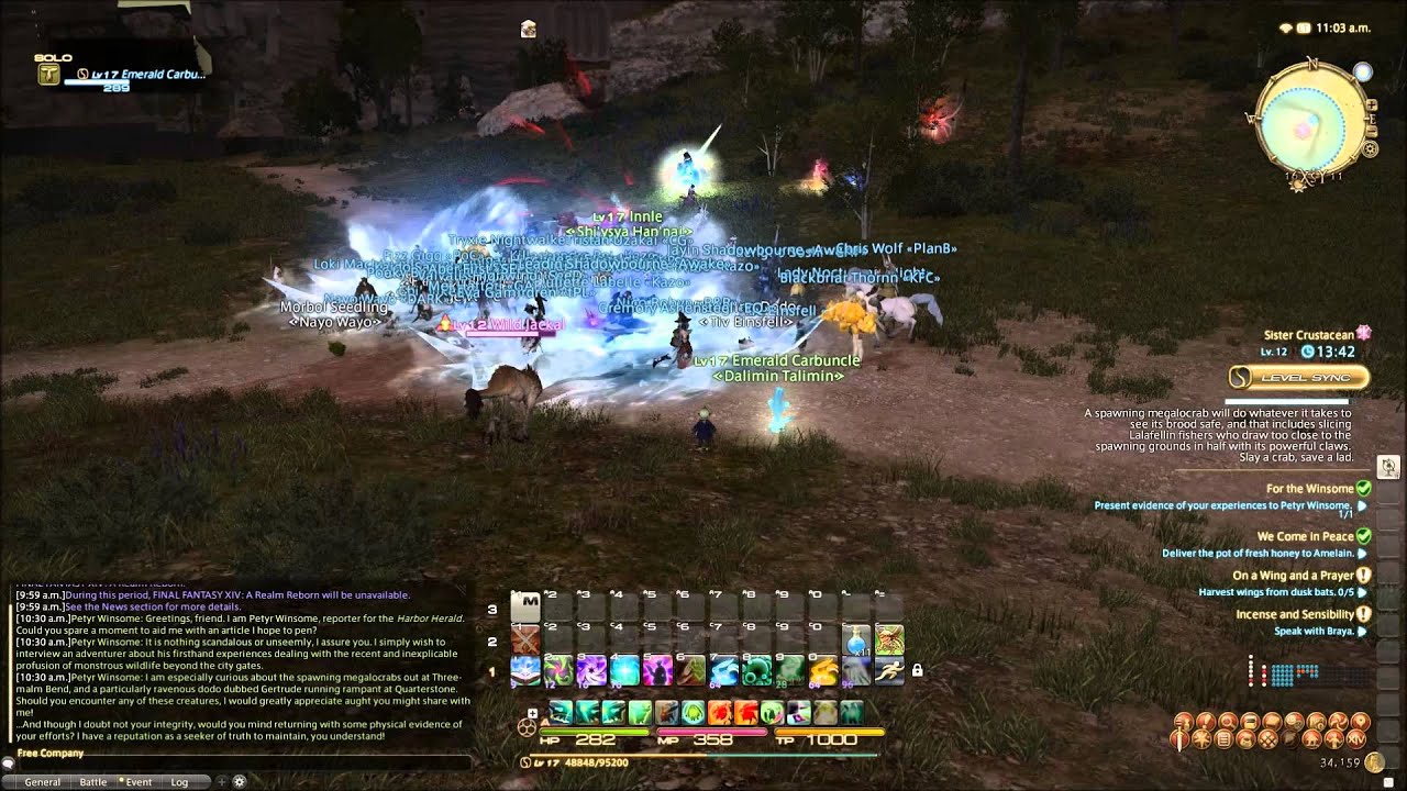 FFXIV - ARR - Walkthrough - Chapter 1: For the Winsome - YouTube