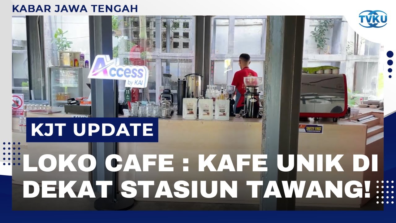 Café Unik Bernuansa Kereta Api - YouTube