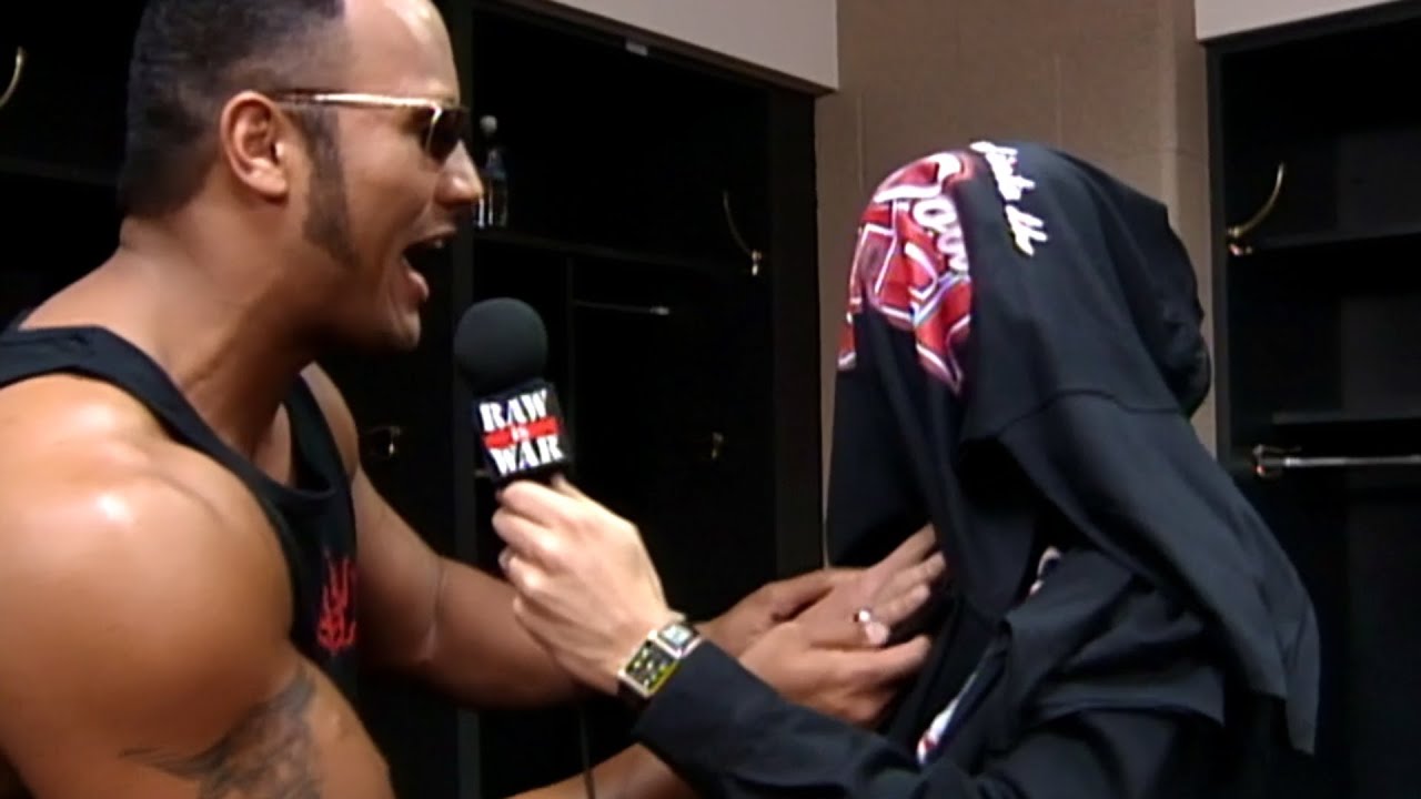 The Rock Vs Billy Gunn & Chyna w/ HHH On Commentary Part 1 - RAW IS WAR ...