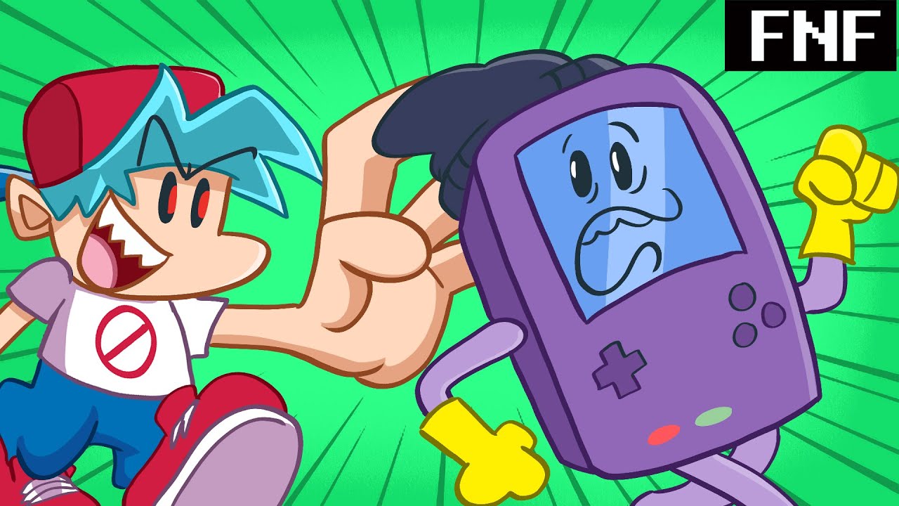 Boyfriend vs a Game Boy? - FNF Polly Full Week MOD - YouTube