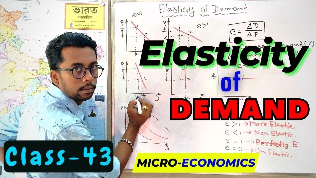 ELASTICITY of DEMAND | Numerical | Microeconomics | Calculating the Elasticity of Demand - YouTube