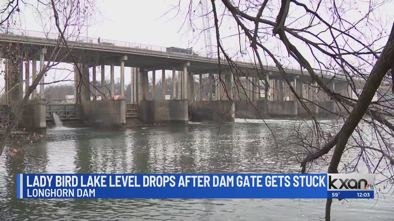 Temporary barrier added to Longhorn Dam to prevent further drop in lake ...