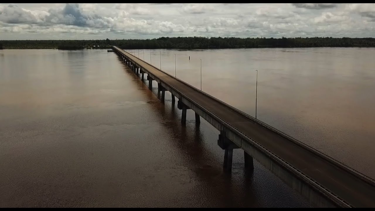 Coppename Bridge (Brug) - Suriname - YouTube