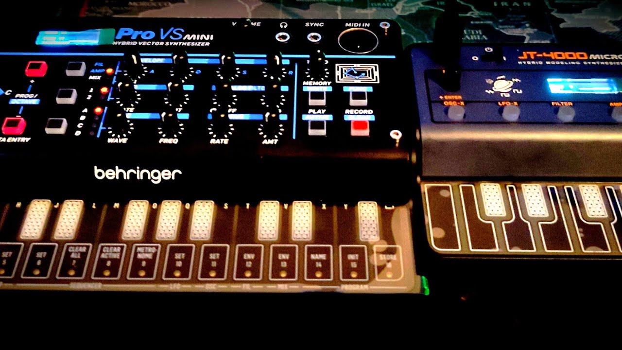 Behringer Pro VS Mini and JT-4000 Micro Preset Patches. - YouTube