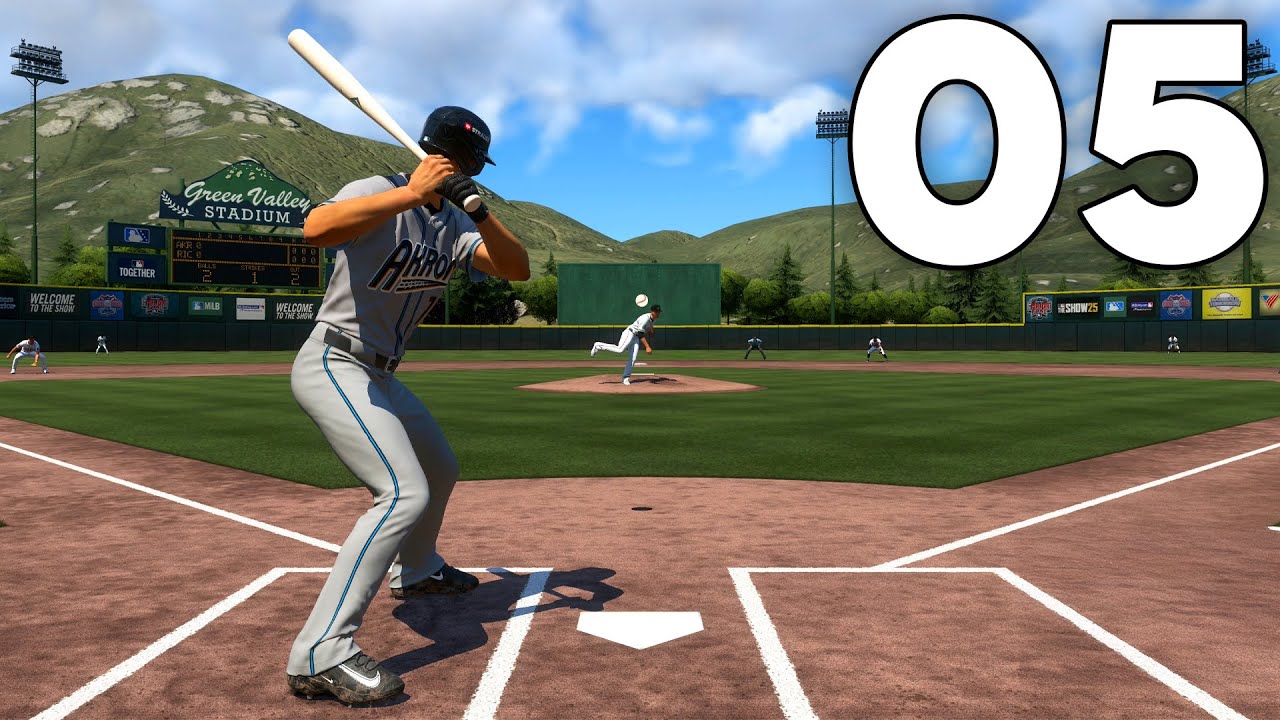 MLB 25 Road to the Show - Part 5 - Hitting Power Development - YouTube