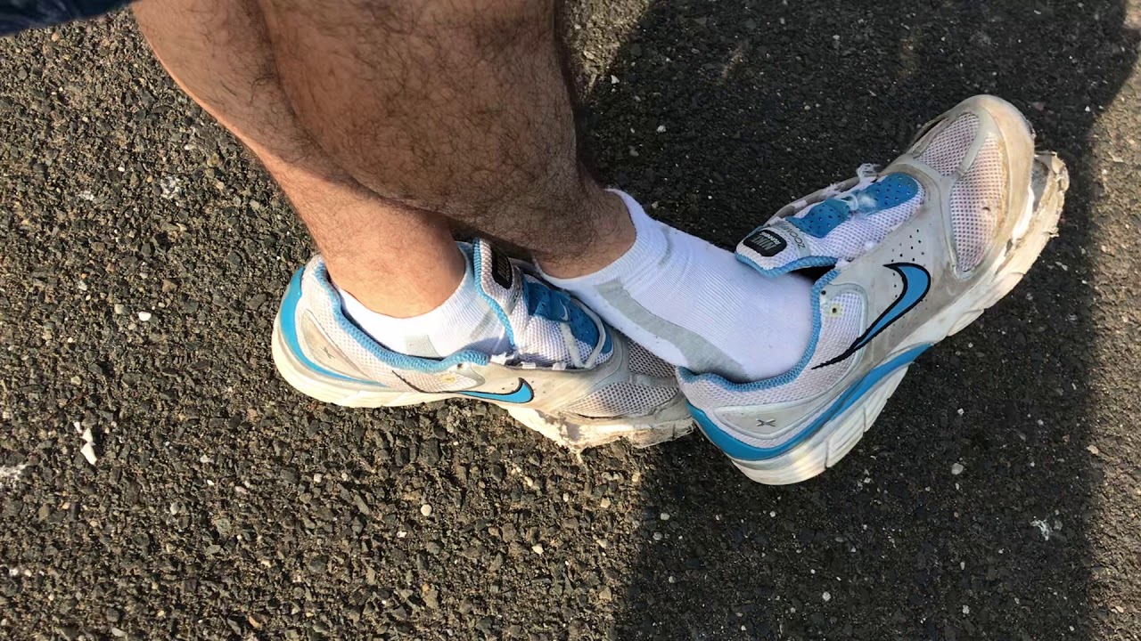 Enjoying These Trashed Nike Zoom Plus Running Shoes-6 - YouTube