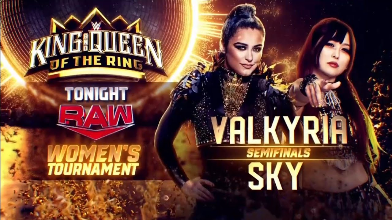 Lyra Valkyria Vs Iyo Sky Torneo Reina del Ring Parte 3 - WWE Raw 20/05 ...