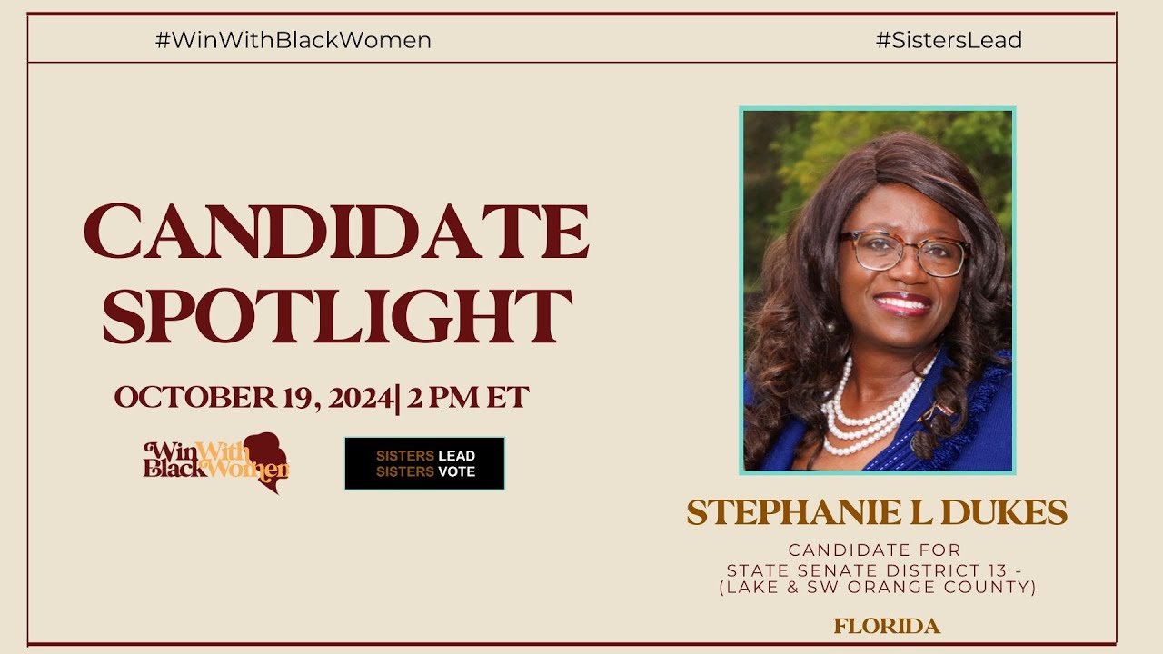 #WWBW/SLSV Candidates Spotlight Live - Stephanie L Dukes - YouTube