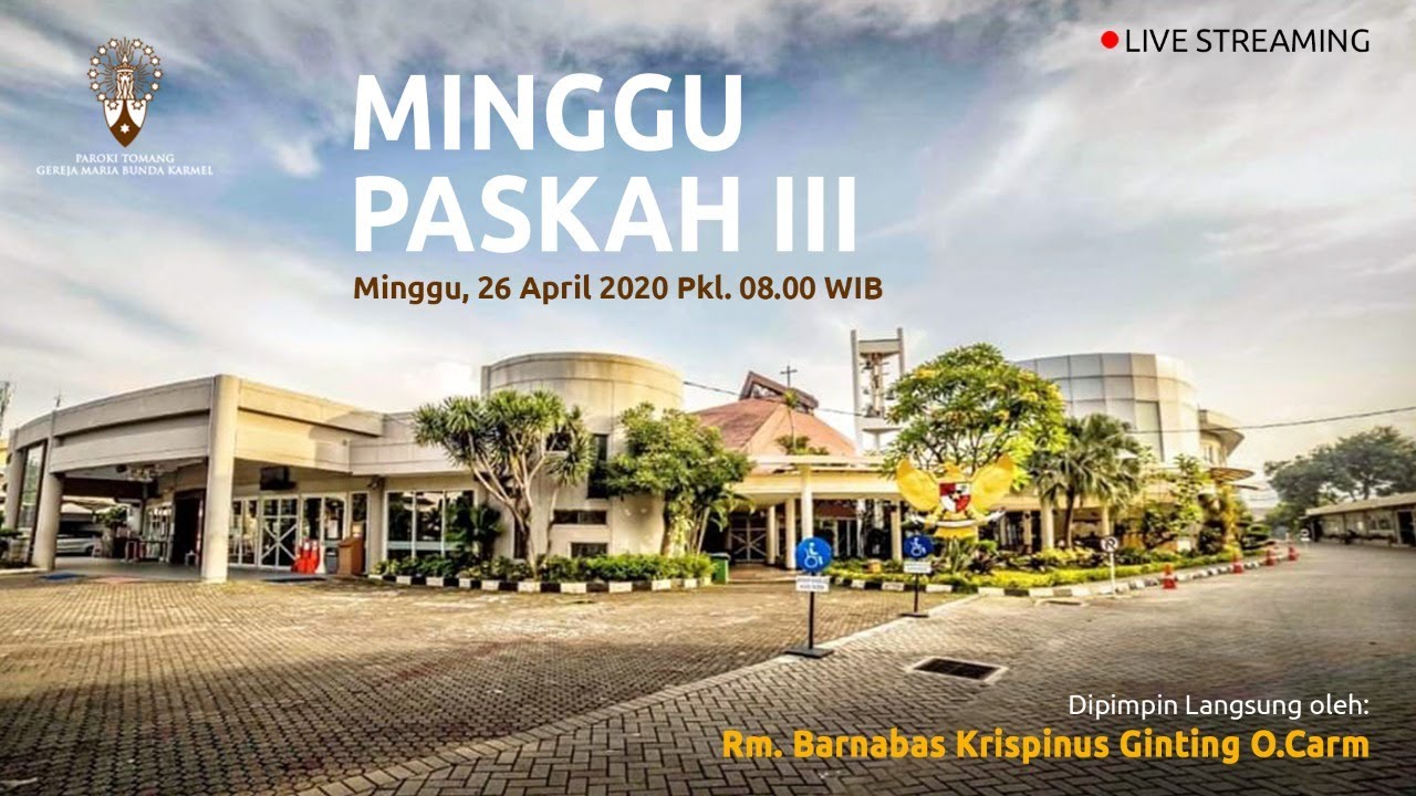 Live Streaming Paroki Tomang - Gereja Maria Bunda Karmel - YouTube