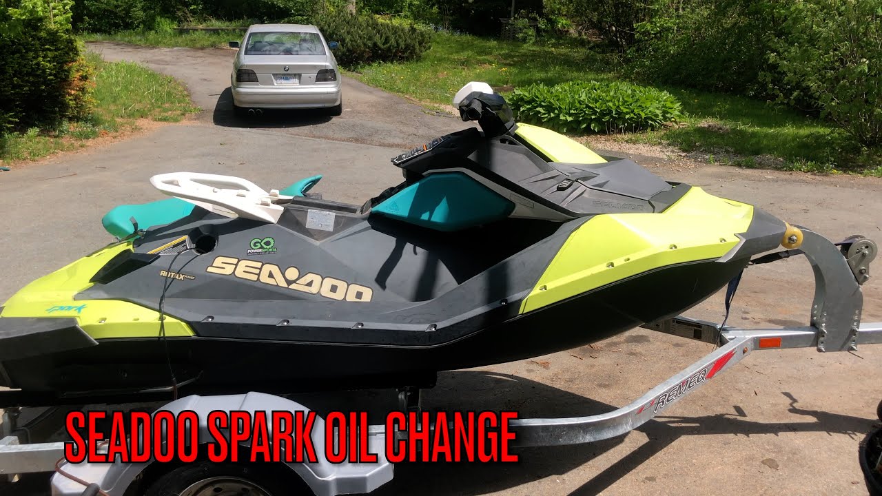 Seadoo Spark Oil Change - YouTube