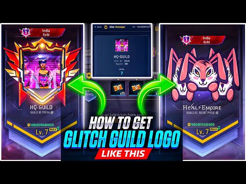 How To Get Glitch Guild Logo in Free Fire 🤯 | New Trick 2026 🔥