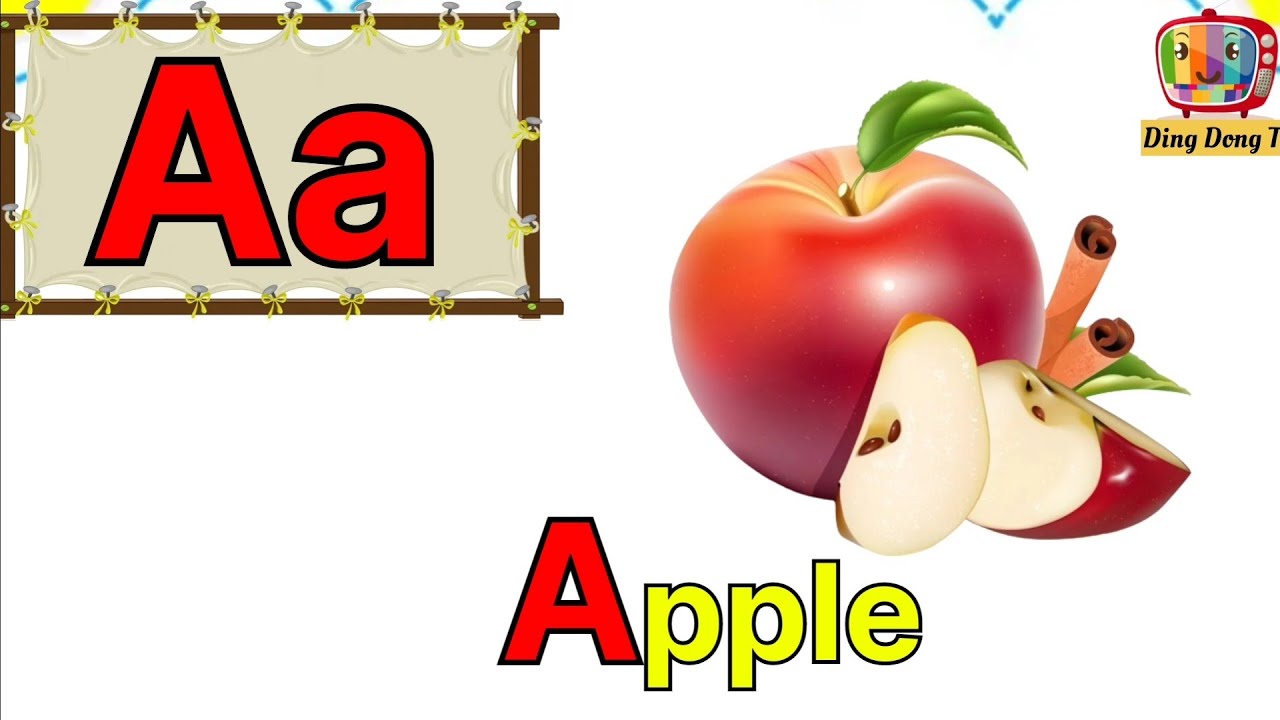 ABCD Alphabets Song|A to Z ABCD Capital Letters🔠|Learn A for Apple🍎A to ...