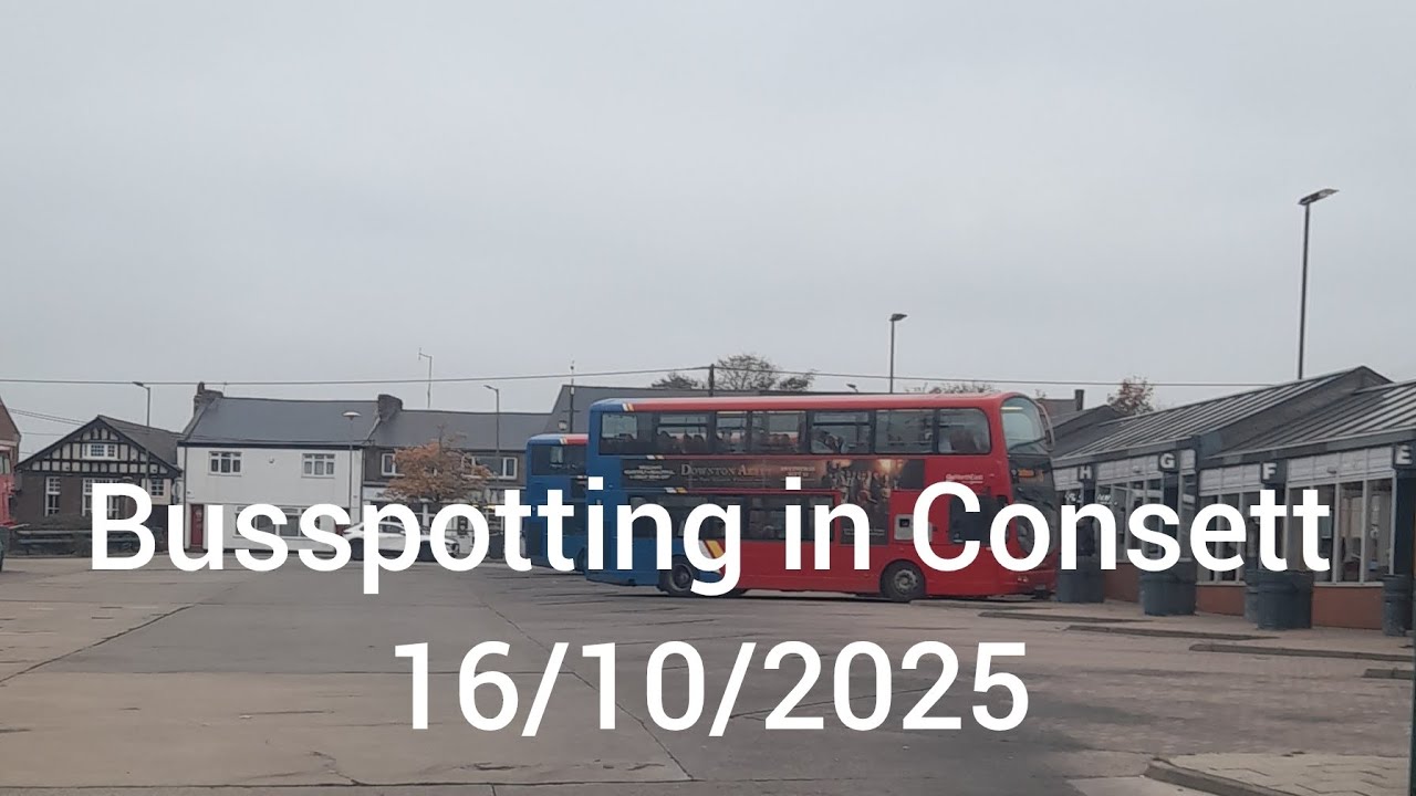 Busspotting in Consett 16/10/2025 - YouTube