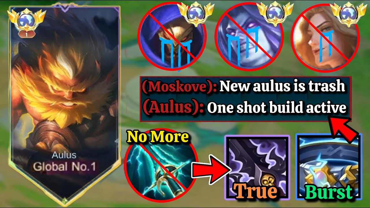 NEW AULUS IS TRASH!? TRY THIS ONE HIT BUILD AULUS BEST BUILD AND EMBLEM ...