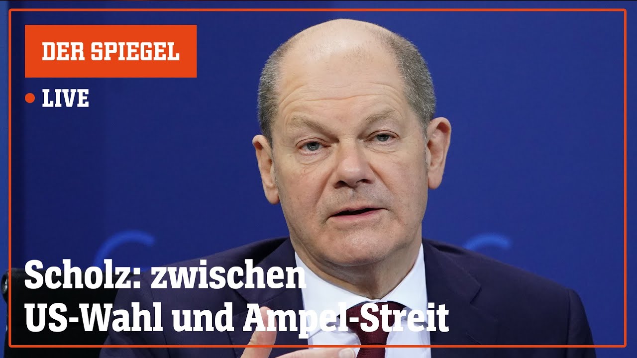 Livestream: Bundeskanzler Scholz in der Sommerpressekonferenz | DER SPIEGEL - YouTube