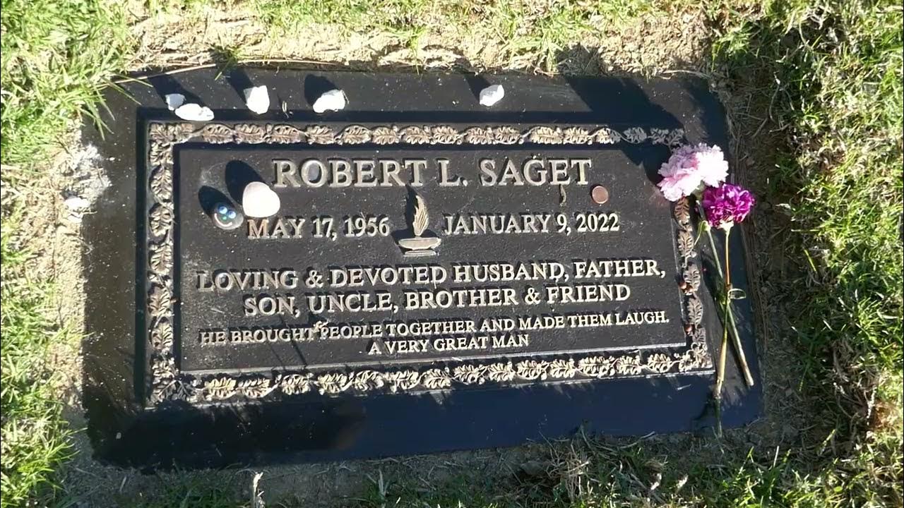 Comedian Bob Saget Grave Mount Sinai Memorial Park Los Angeles California USA December 8, 2022 ...