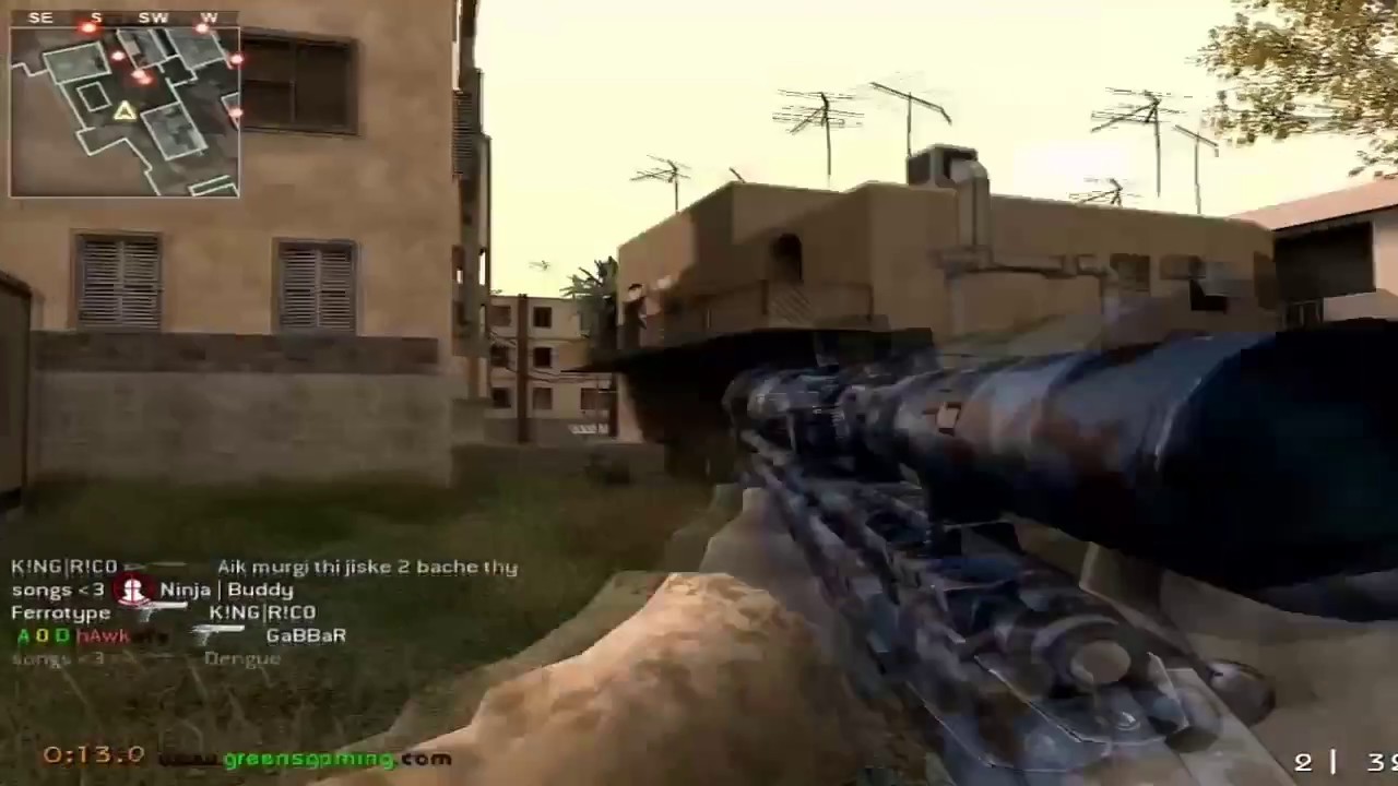 Call of duty modern warfare 4 sniper grind - YouTube